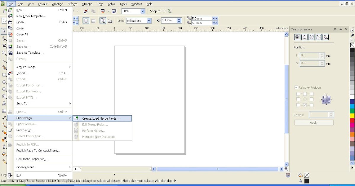 Cara Membuat Numerator dengan CorelDRAW