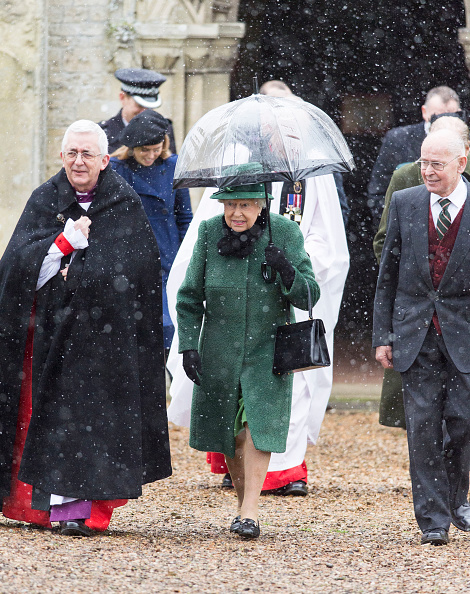 Royal Family Around the World: Queen Elizabeth II Attends Church Near ...
