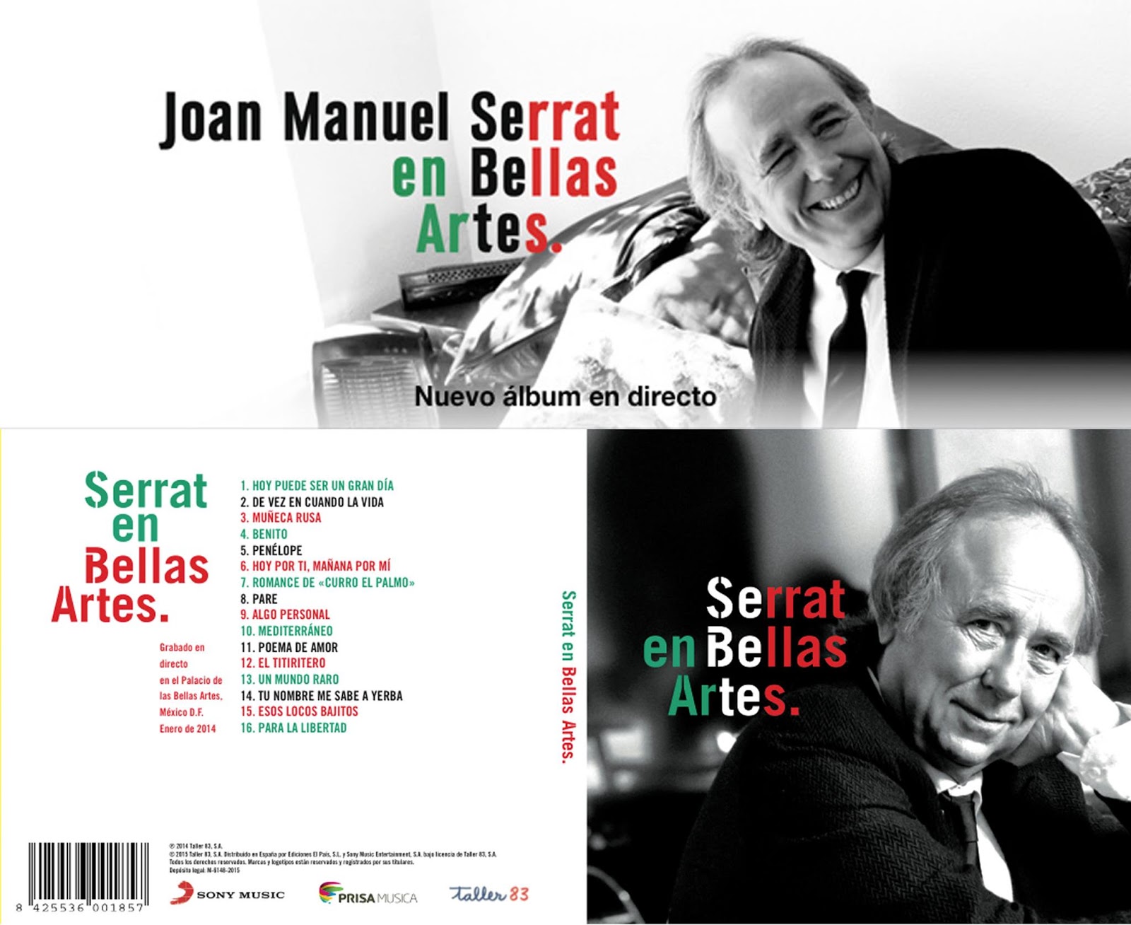 Estación Suramérica: Nuevo disco de Serrat en vivo