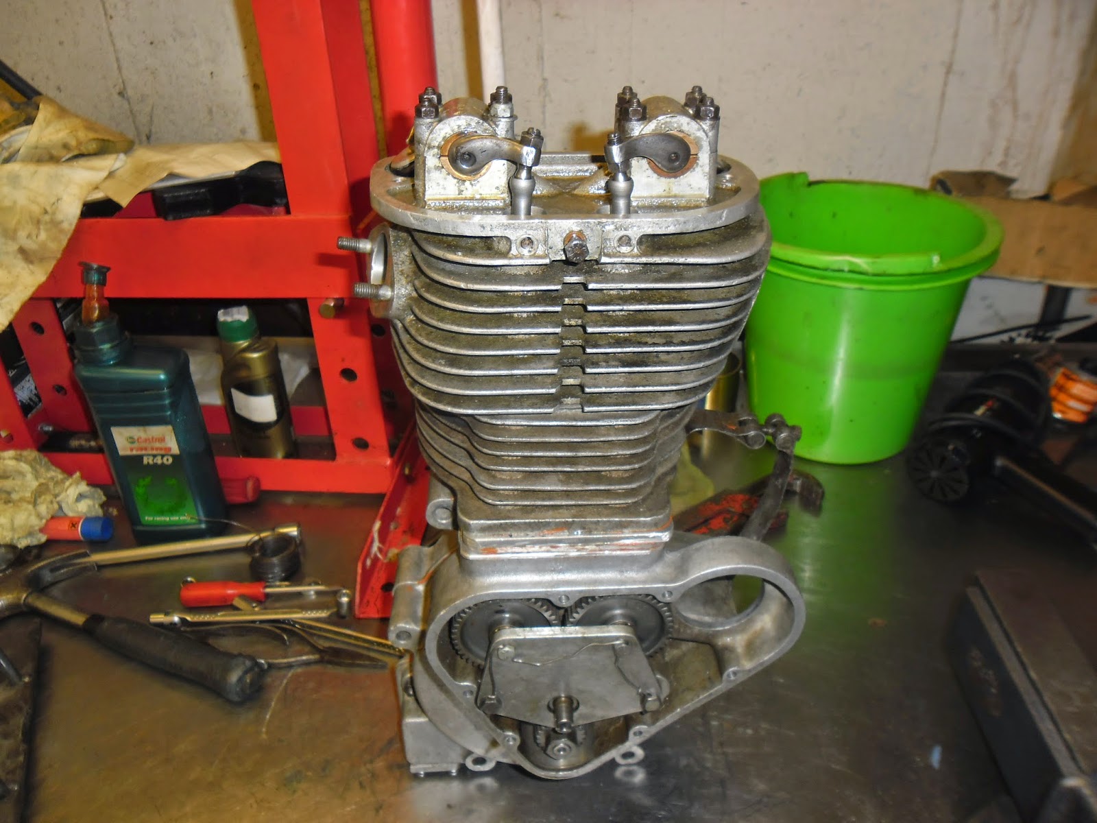 Edstugaanders: Slutmontering av motorn