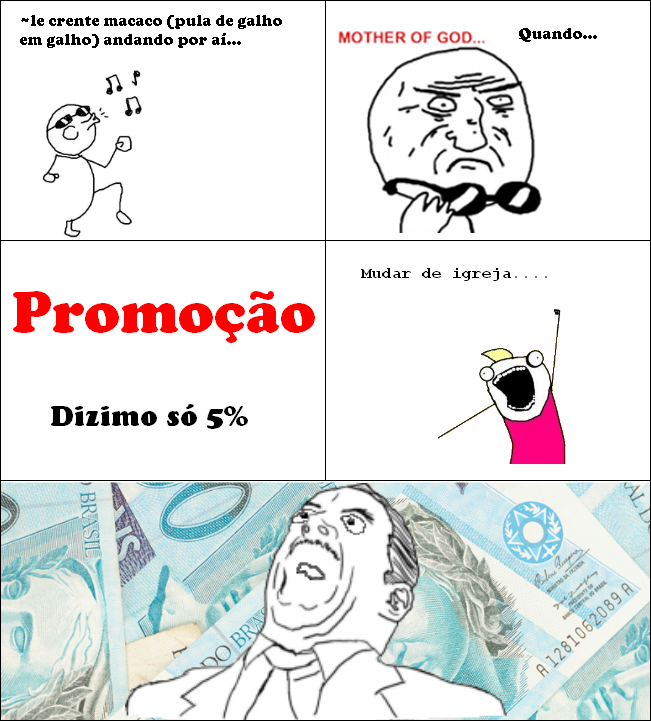 The World JMA: Memes Gospeis - Dizimo 5%