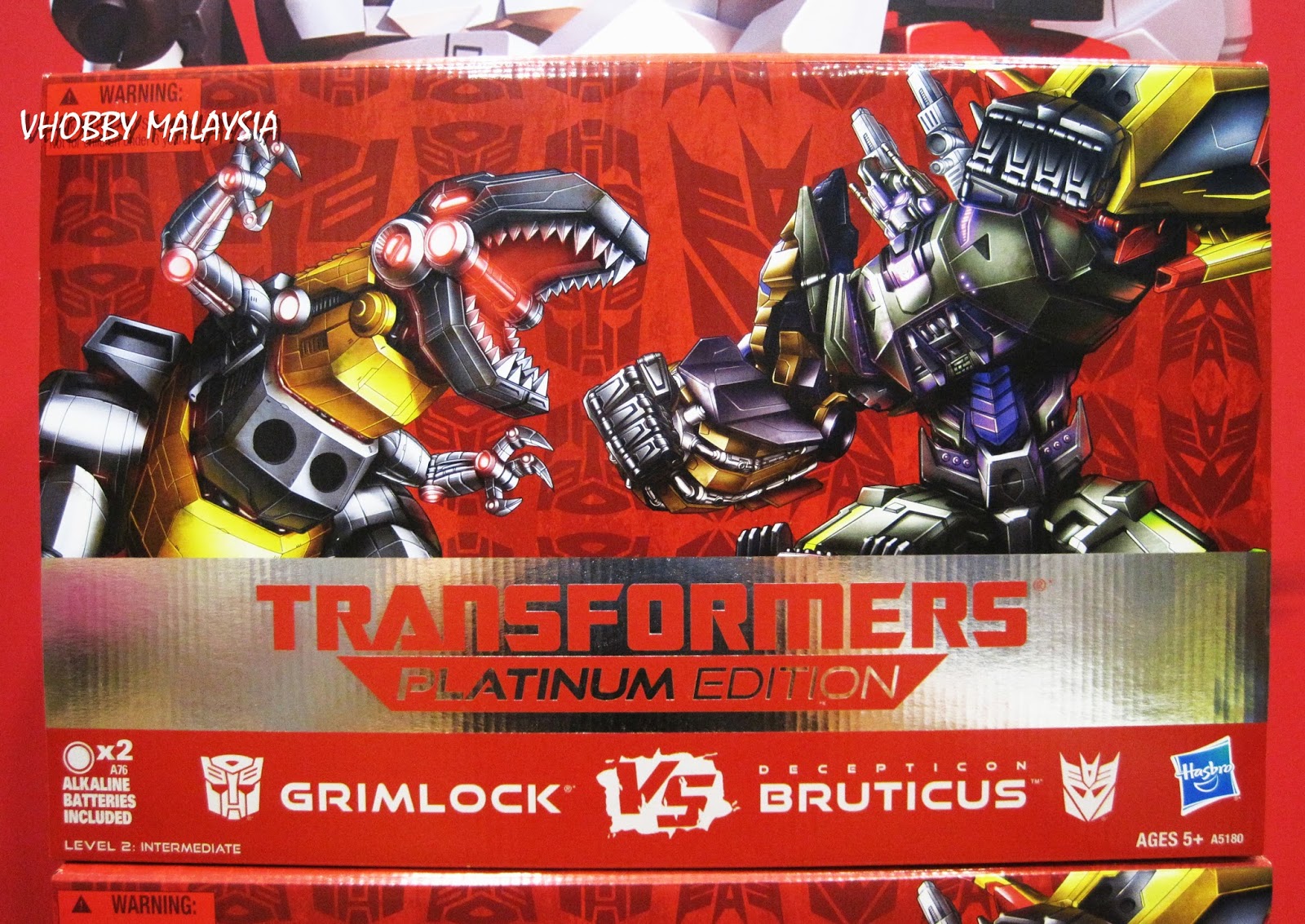 VHOBBY: NEW ARRIVAL: Transformers Platinum Edition Grimlock VS Bruticus ...