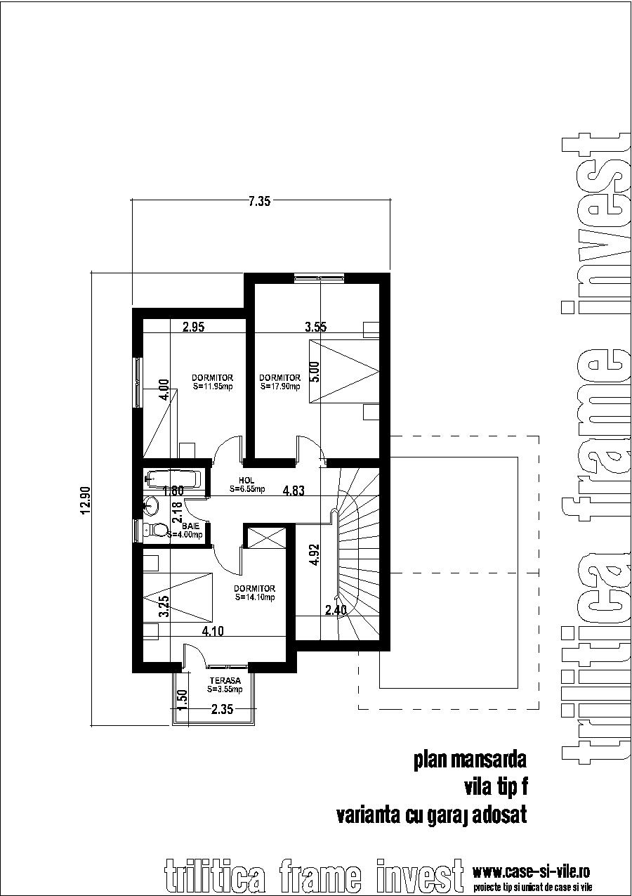 Case, Planuri, Proiecte: Proiect Vila Tip F