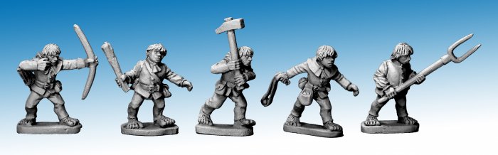 Wargame News and Terrain: Copplestone Castings: New Fantasy Halflings ...