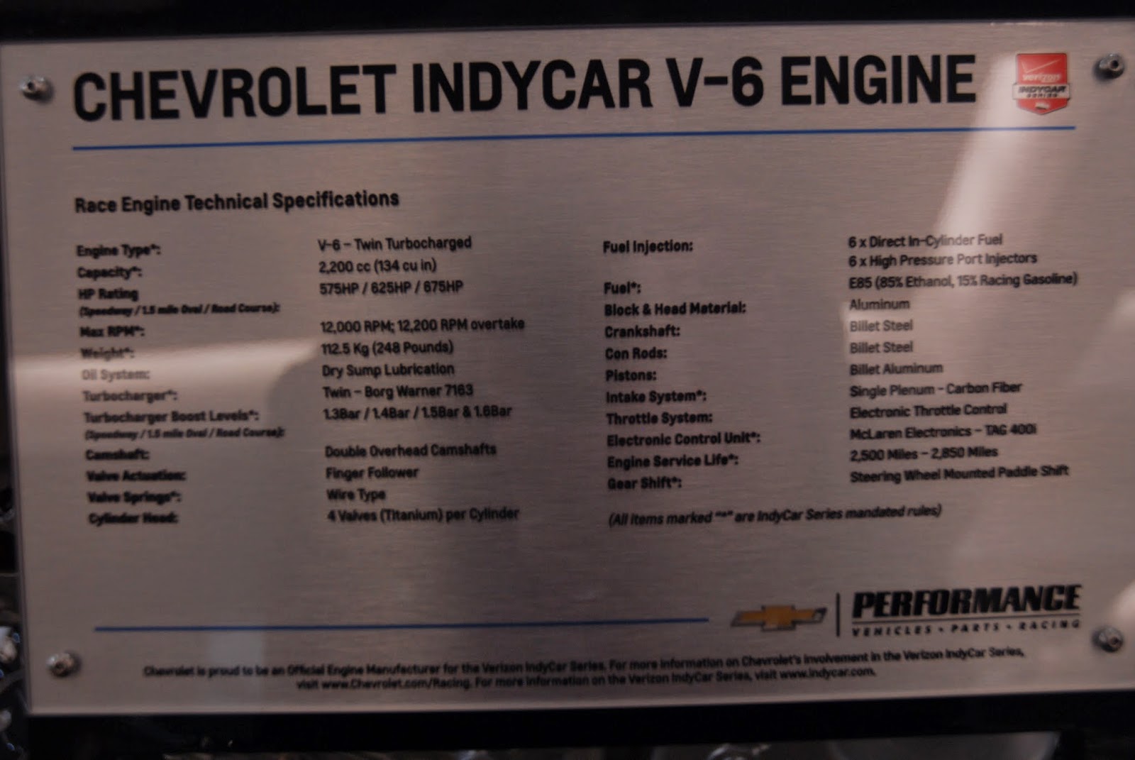 SALT SLUSH RACING : The EFR 7163 turbo and the Indy V6. Eyewitness report