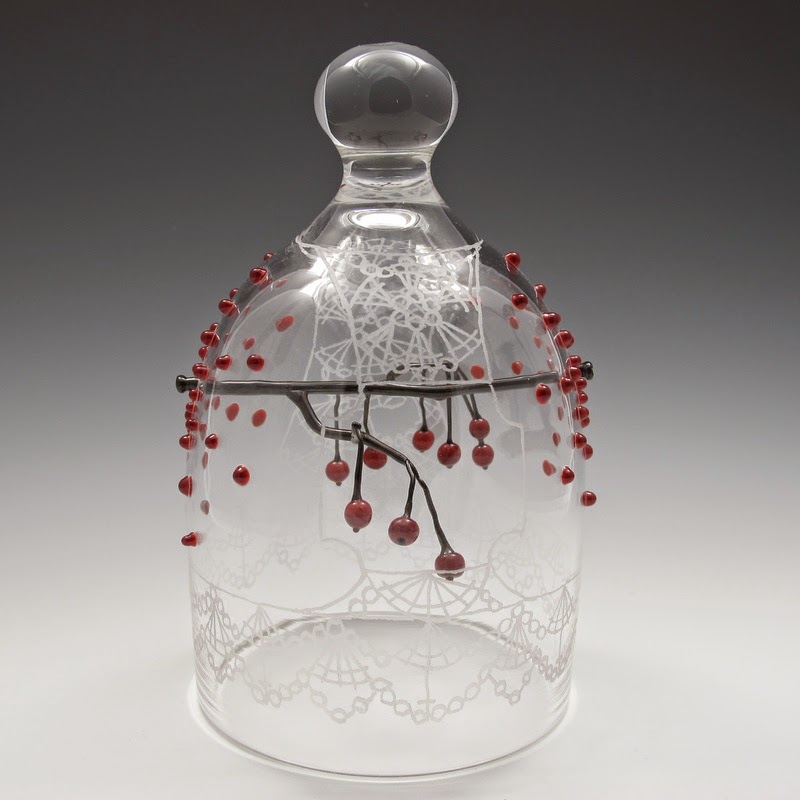 Simply Creative: Bell Jar Glass Sculpture by Kit Paulson