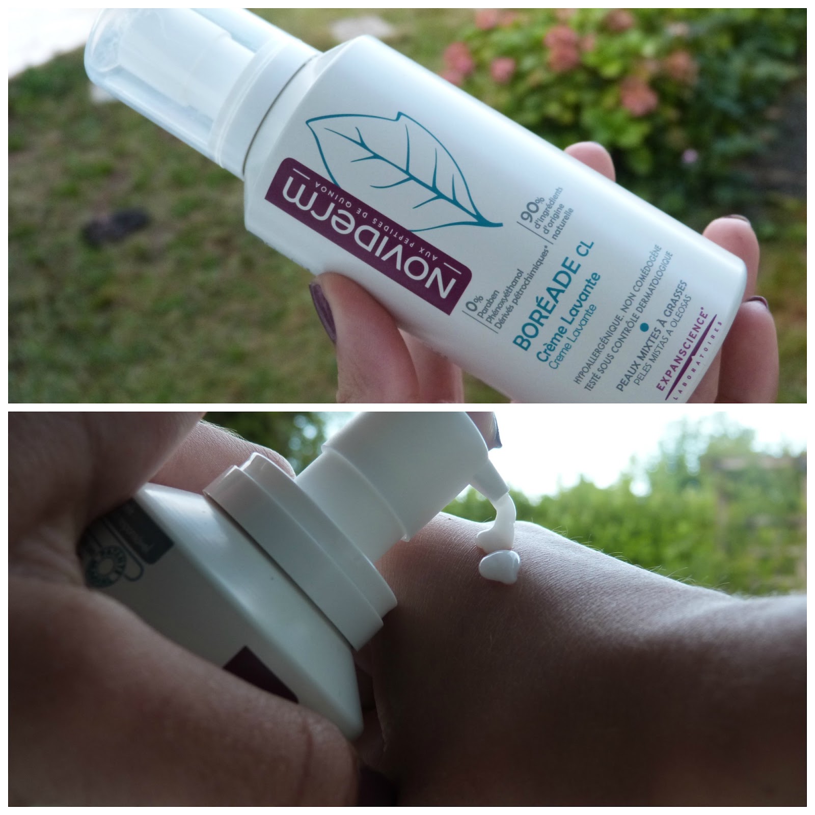 The letter M and me.: Revue : La crème lavante Boréade CL de Noviderm.