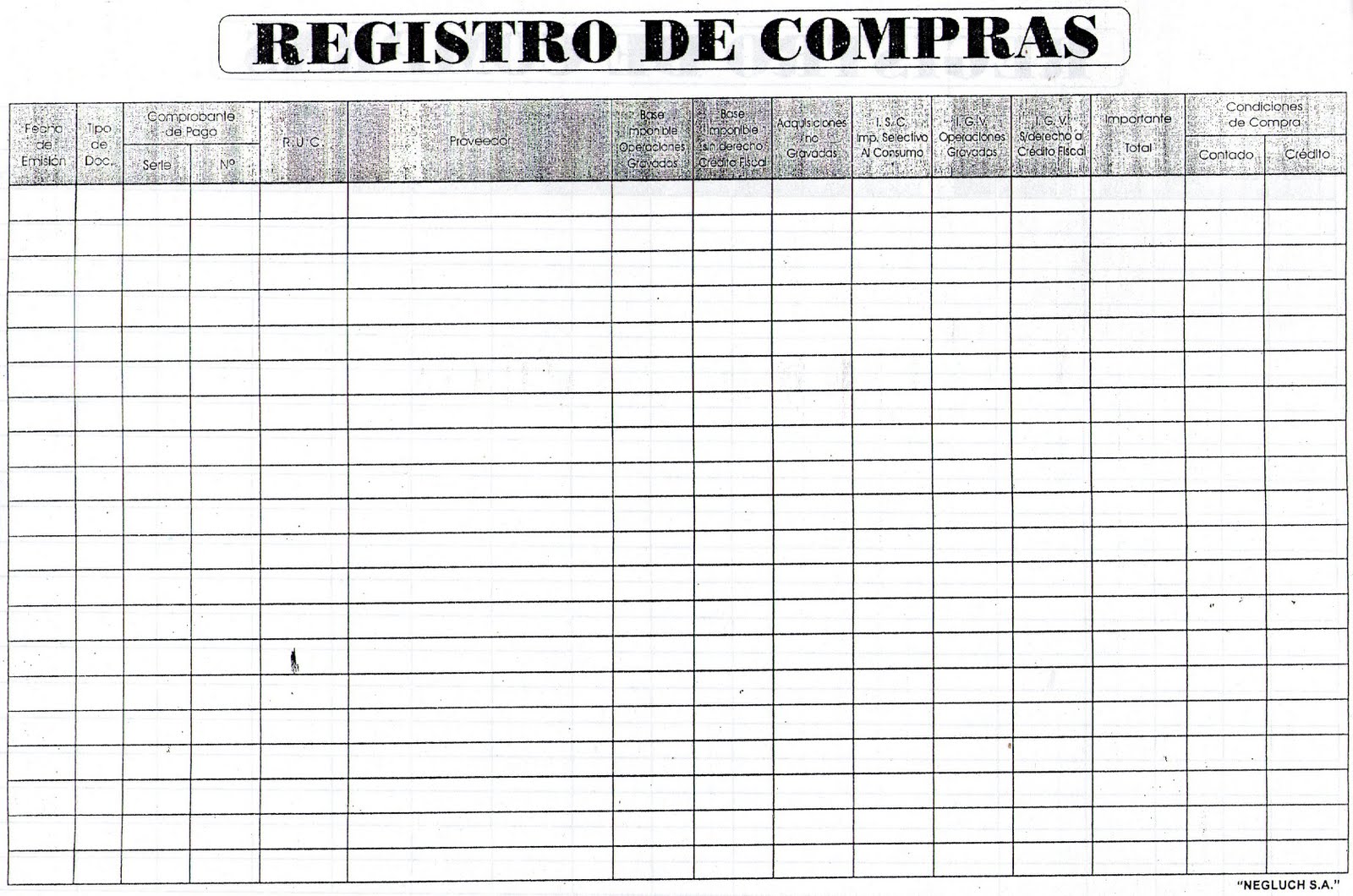 METODOLOGIA CONTABLE: FORMATOS CONTABLES PARA CASUISTICAS 2a PARTE