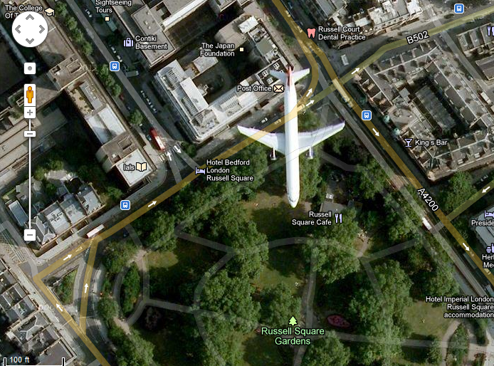 Unusual Image on Google Maps