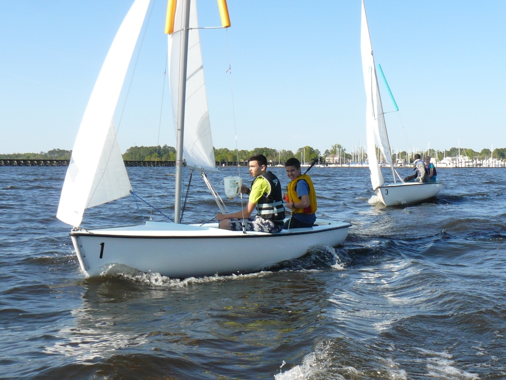 New Bern High School Naval Junior ROTC Sailing: FJ sailing... Learning ...
