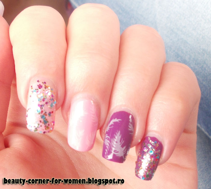 Alphabet nail art challenge - Letter F - Ella's Beauty Corner