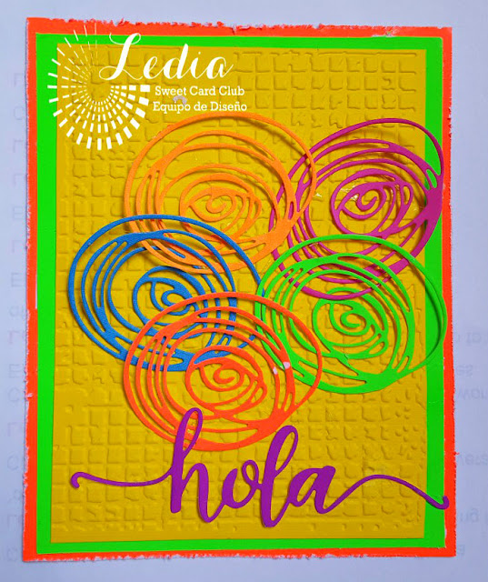 SWEET CARD CLUB: RETO 95 COLORES NEON!!!