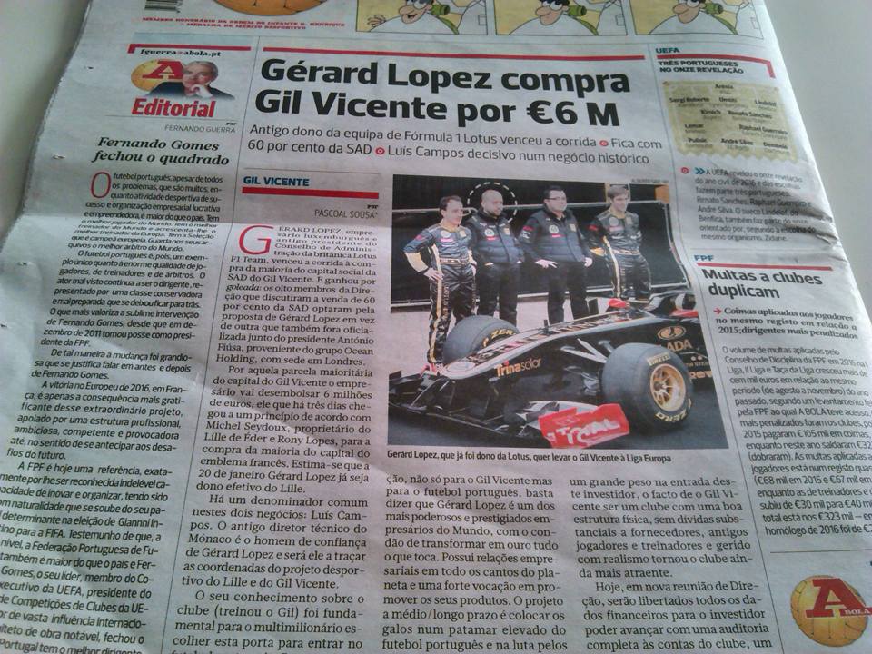 Continental Circus: A nova vida de Gerard Lopez