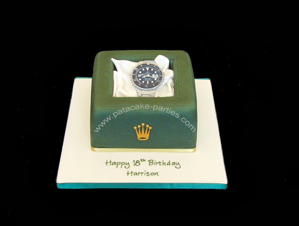 Pat-a-Cake Parties: Rolex Watch Cake