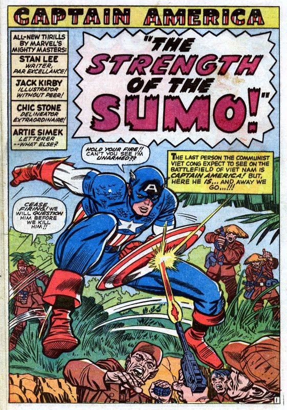 Pellucidar Offerings 2: Strength Of Sumo Captain America Tale By Jack Kirby