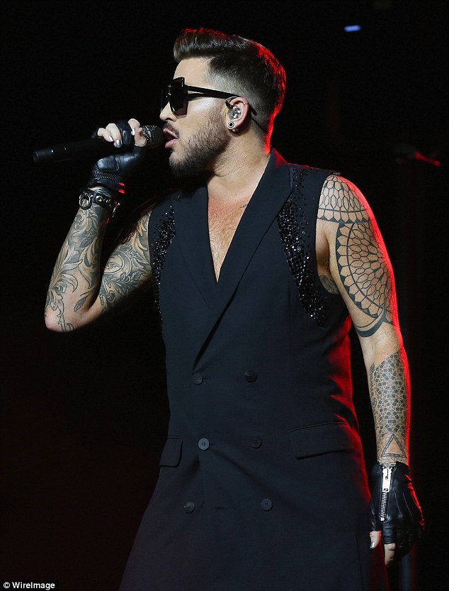 Daily Mail UK: They did rock you! Adam Lambert gives a high-energy ...