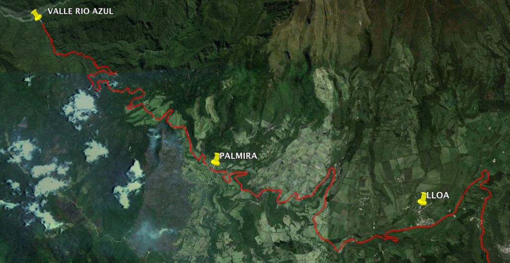 Aventuras Ecuador: Valle del Rio Azul