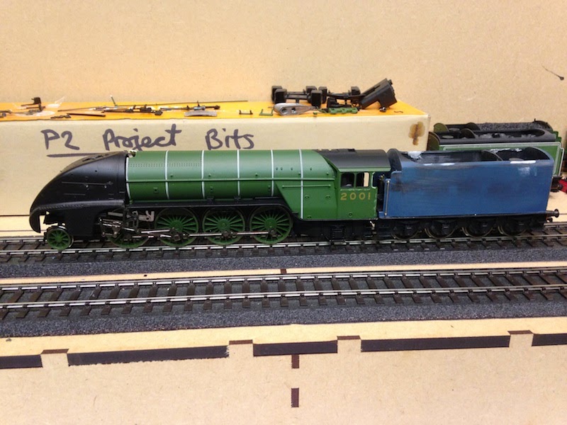 THE BRITISH RAILWAY STORIES LTD: "Streamlined P2 in the making…"