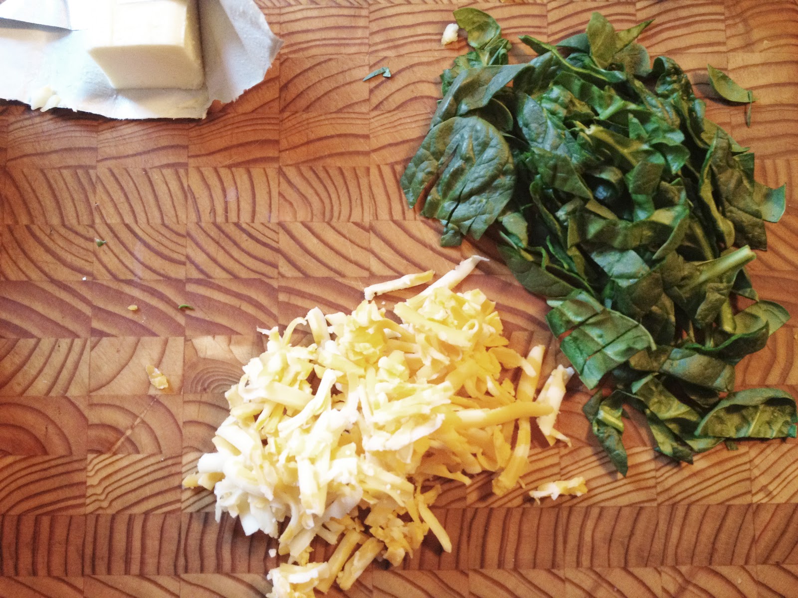 sweet julienne: CBC's Spinach & Grilled Cheese Sandwich