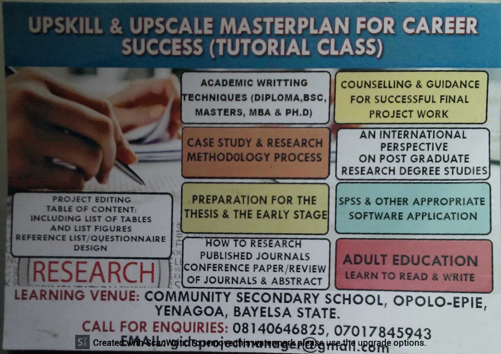 MAGI BLOG: UPSKILL & UPSCALE MASTERPLAN FOR CAREER SUCCESS (TUTORIAL CLASS)