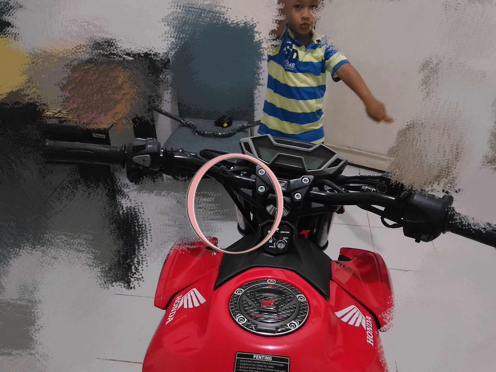 Bike and Travel: Pasang Stang Yamaha Byson ke All New CB150R