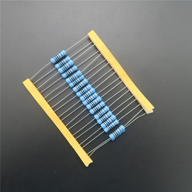 100 ohms 1/4W 100R Metal Film Resistor 0.25W 1% 50 Pieces - Alex Journal