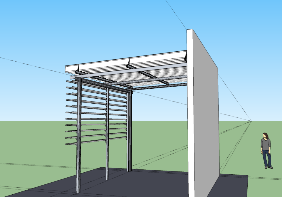 Atap louvre, atap aluminium, atap canopy/kanopi, atap buka tutup: Atap ...