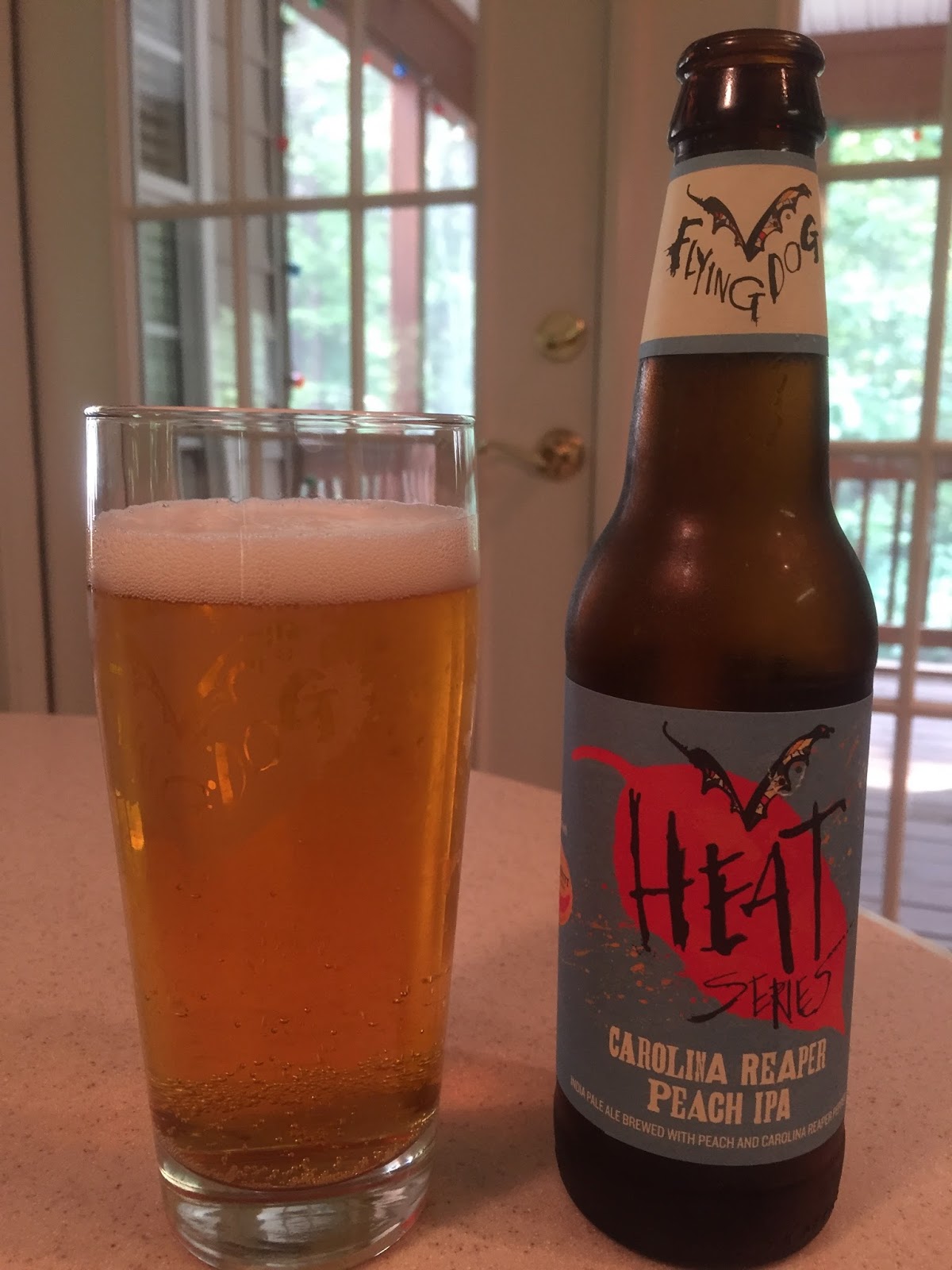 Musings Over a Barrel: Carolina Reaper Peach IPA