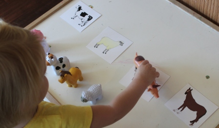 Toddler Activity - Animal Matching - The Activity Mom