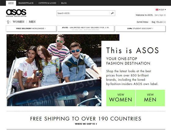 Βρείτε φθηνά επώνυμα ρούχα online στο asos.com | Fashion123