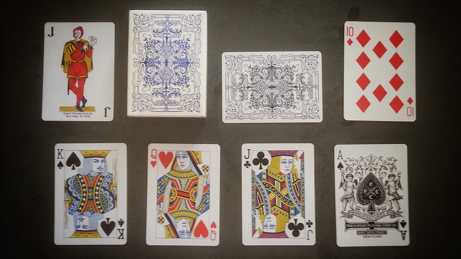 Deck View: Exquisite (Blue) Playing Cards