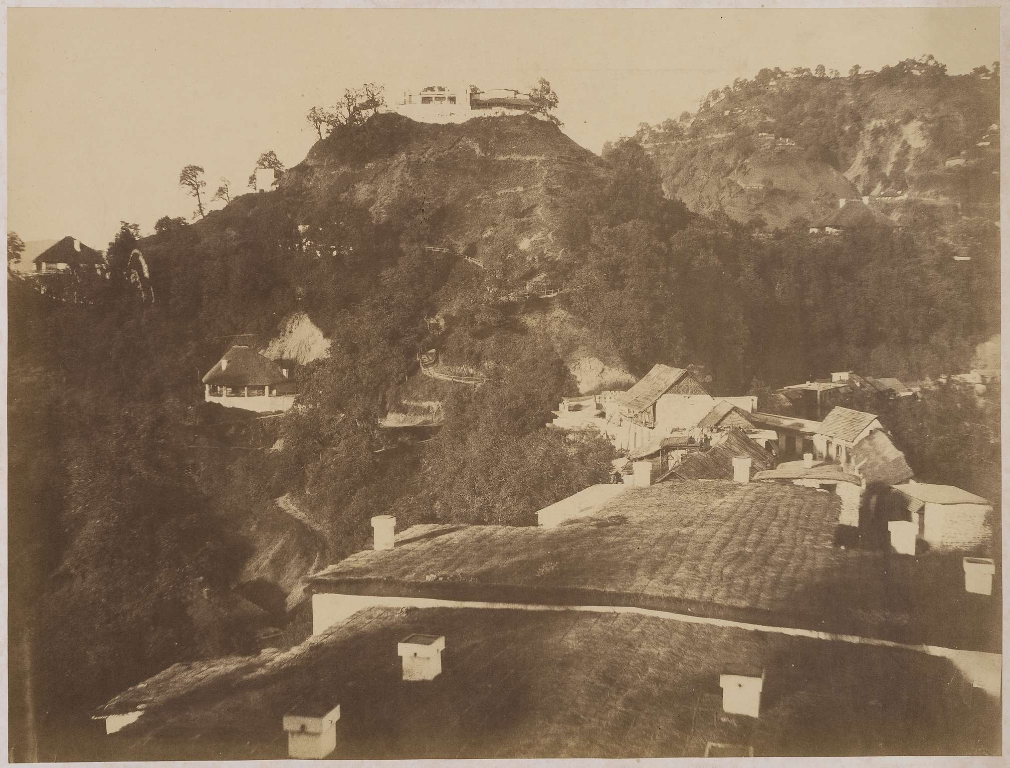 Dhileep Singh's House, the Castle - Mussoorie c.1857-1858 - Old Indian ...