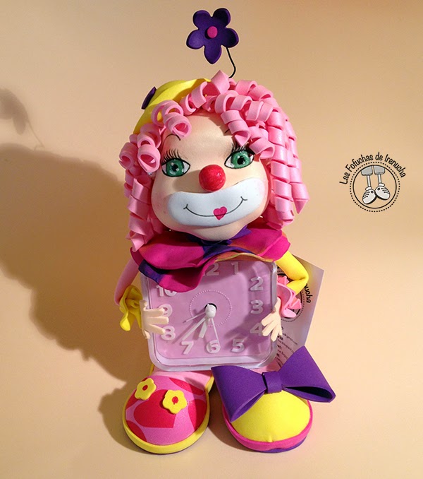 Las fofuchas de Irenucha: fofu Reloj