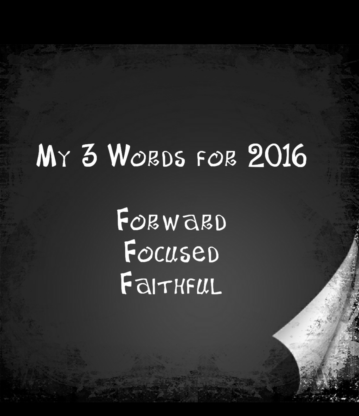 Tech Treasures : My 3 Words for 2016