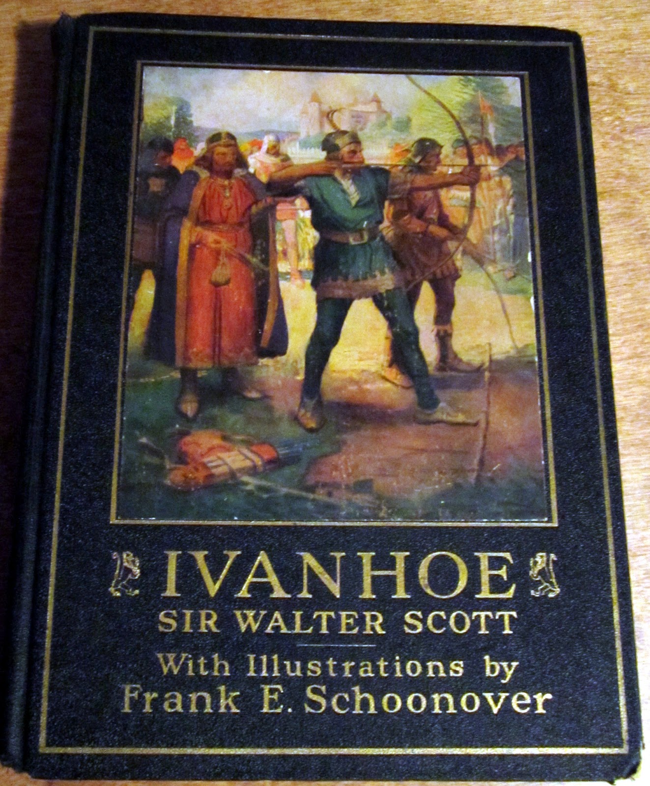 MI Vintage Book Reviews: Ivanhoe by Sir Walter Scott (1820) Illu.