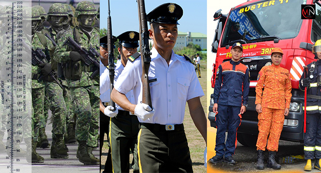 HEIGHT REQUIREMENT || AFP, BuCor, BFP, BJMP, PCG, PDEA, and PNP - Exam ...