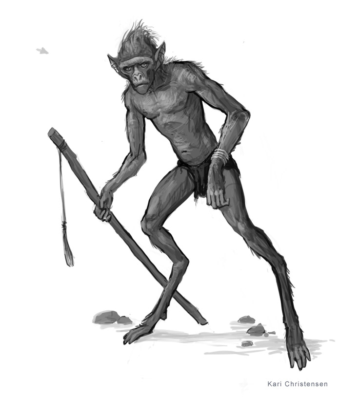 KÄRI ART WORK: Humanoid Creature Design