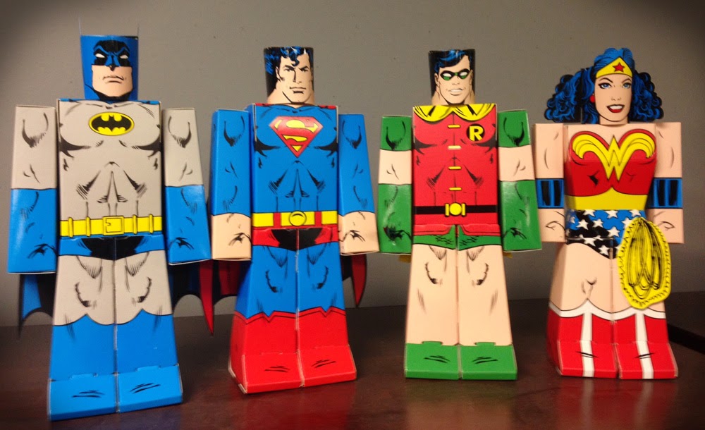 Lair of the Dork Horde: Kookycraft Paper Action Figures That ALMOST Were!