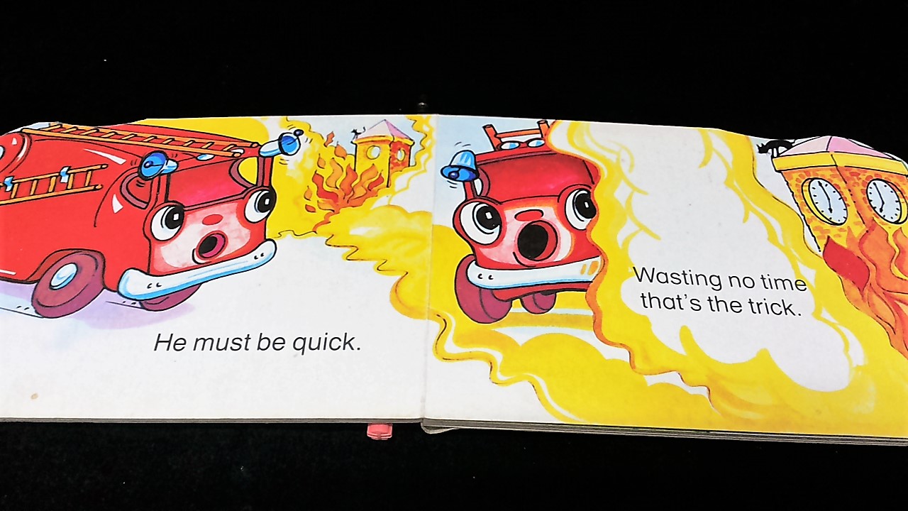 Kid Books Blog: 228.Big Red Fire Engine / Chuffie steam engine / Chuck ...