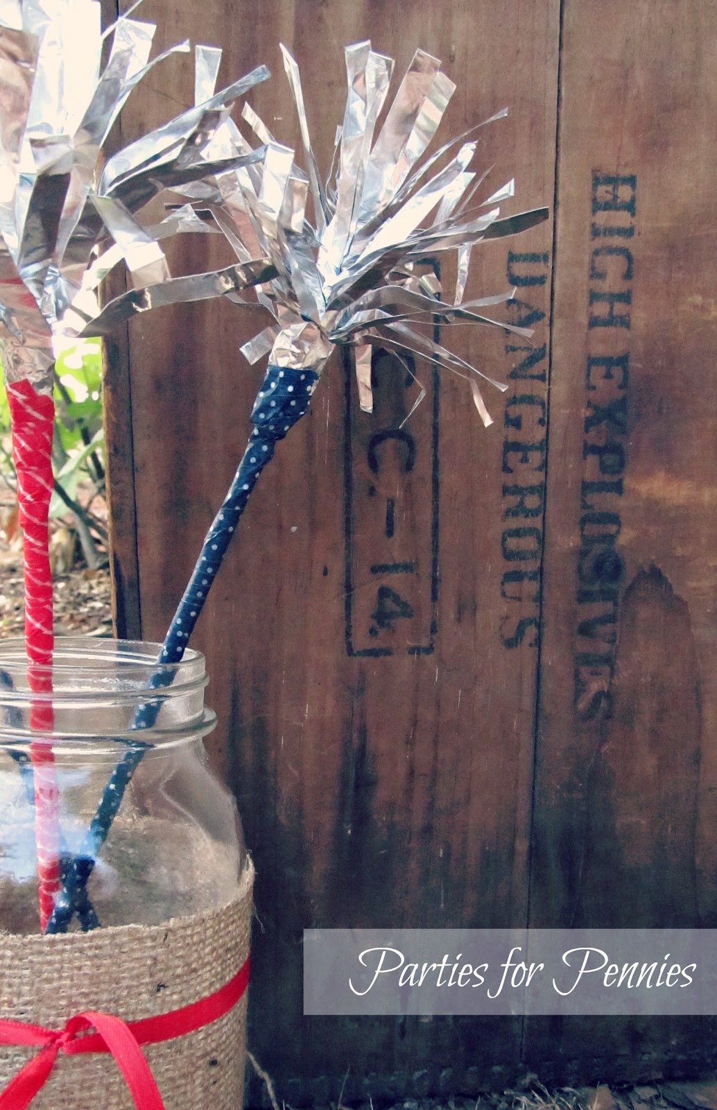 Parties For Pennies: DIY Sparklers (fire free)