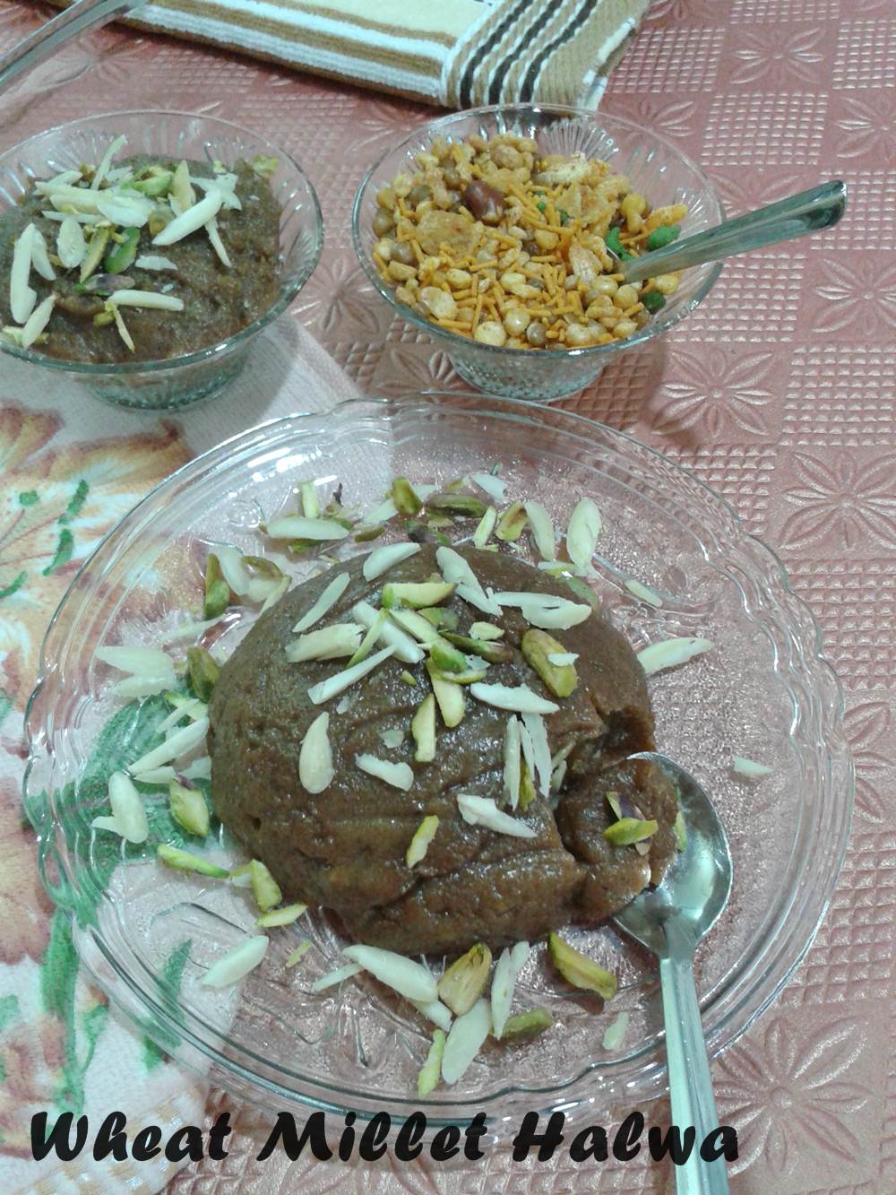 Boni's Healthy Twists: Wheat and Millet Halwa
