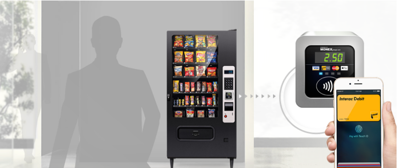 Vending Machine TAP&PAY using Android in Canada