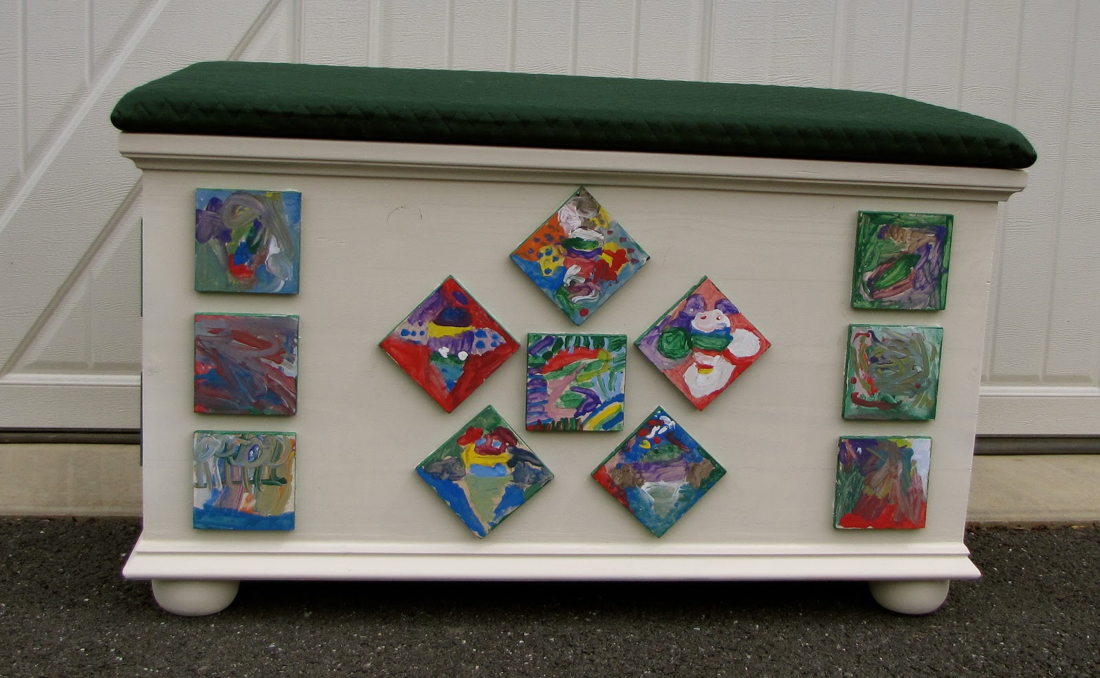 Lipstick and Sawdust: Upholstered Toybox