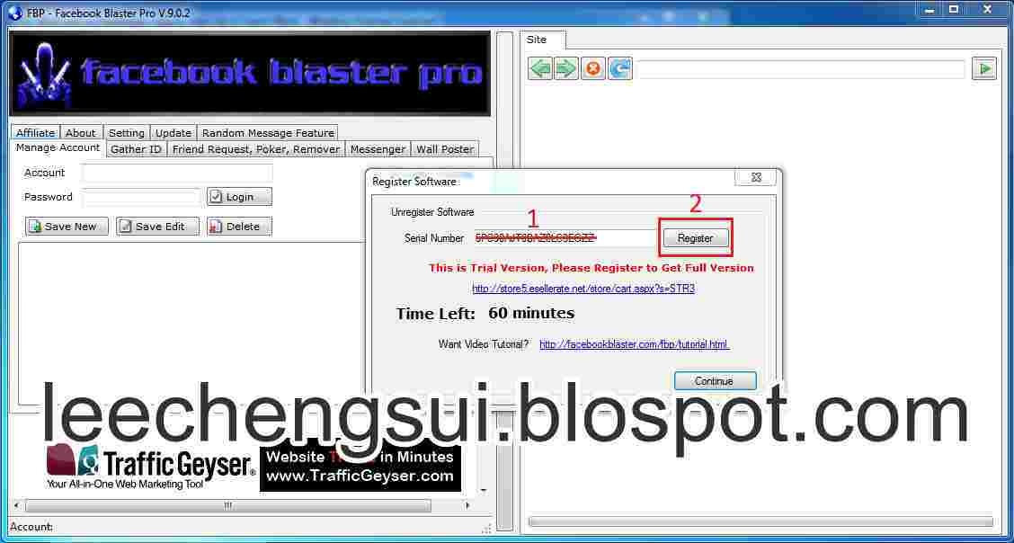 Facebook blaster pro unlimited license download : tijuca