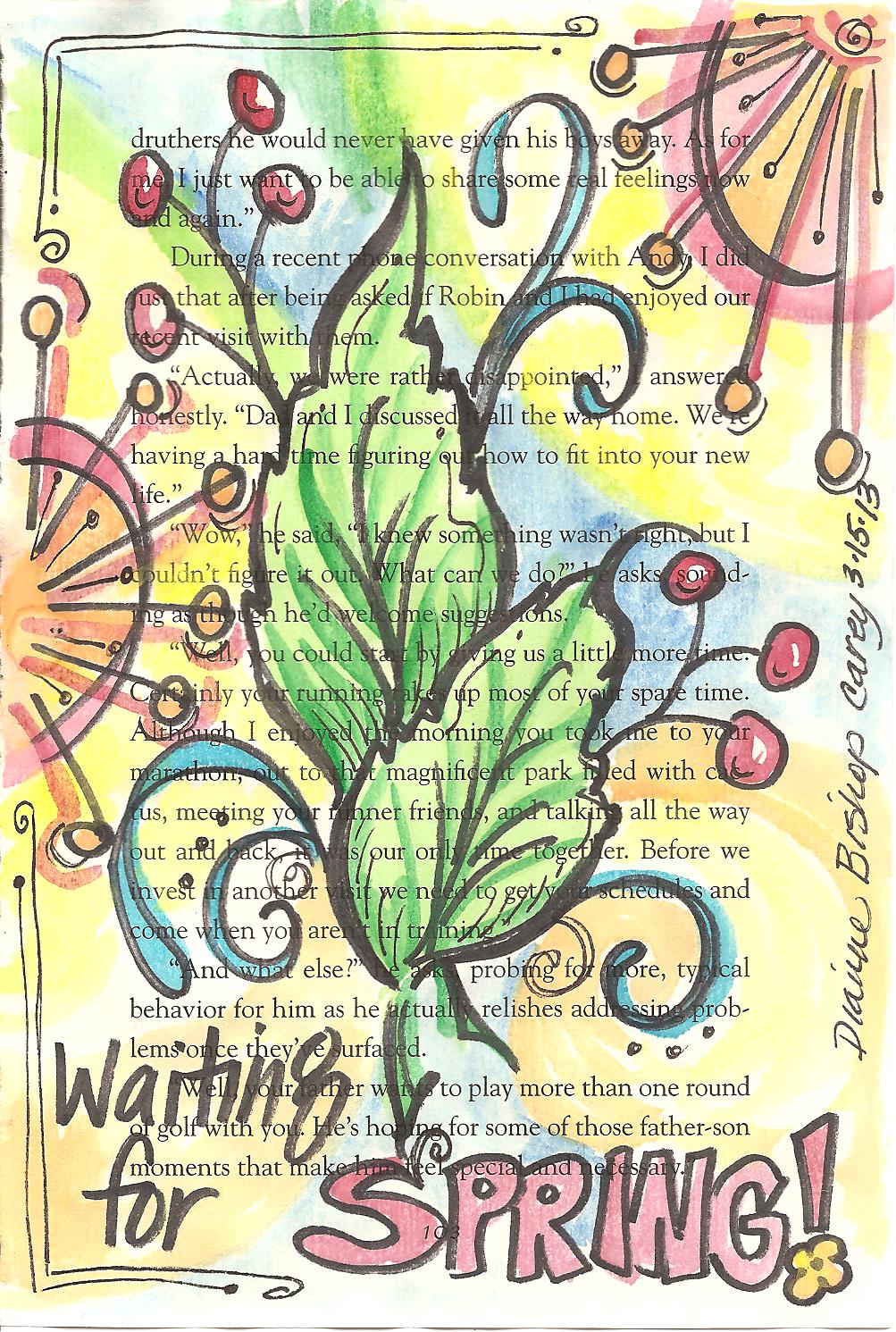 Art Beneath the Cottonwoods: Painting Over Text