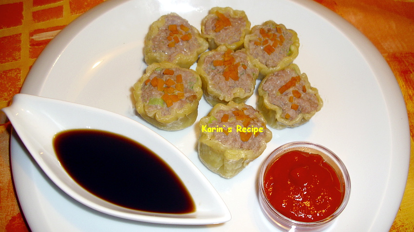Karin's Recipe: Siomay Dim Sum (Chinese Steamed Pork & Shrimp Dumplings ...