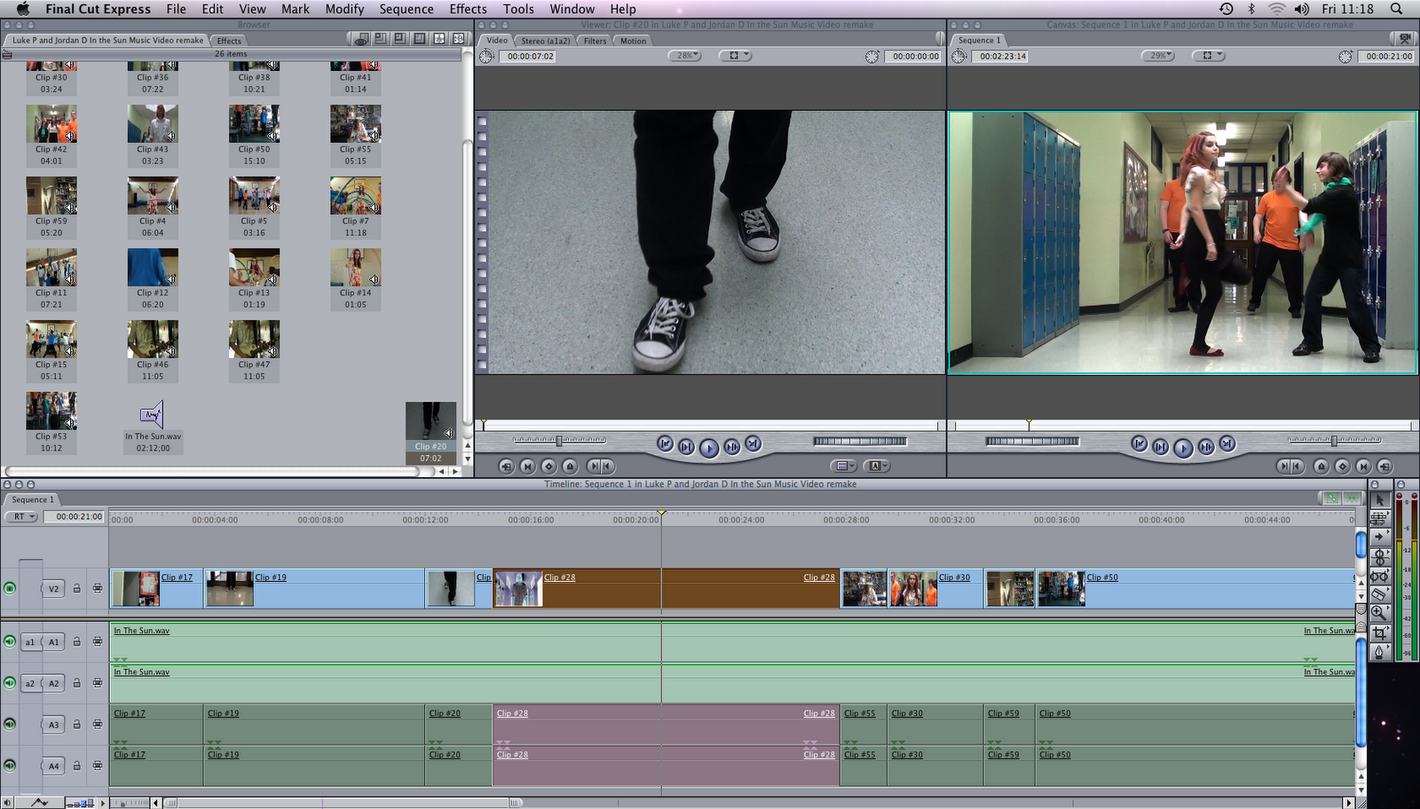 Luke Power: Developing my skills on Final Cut Express