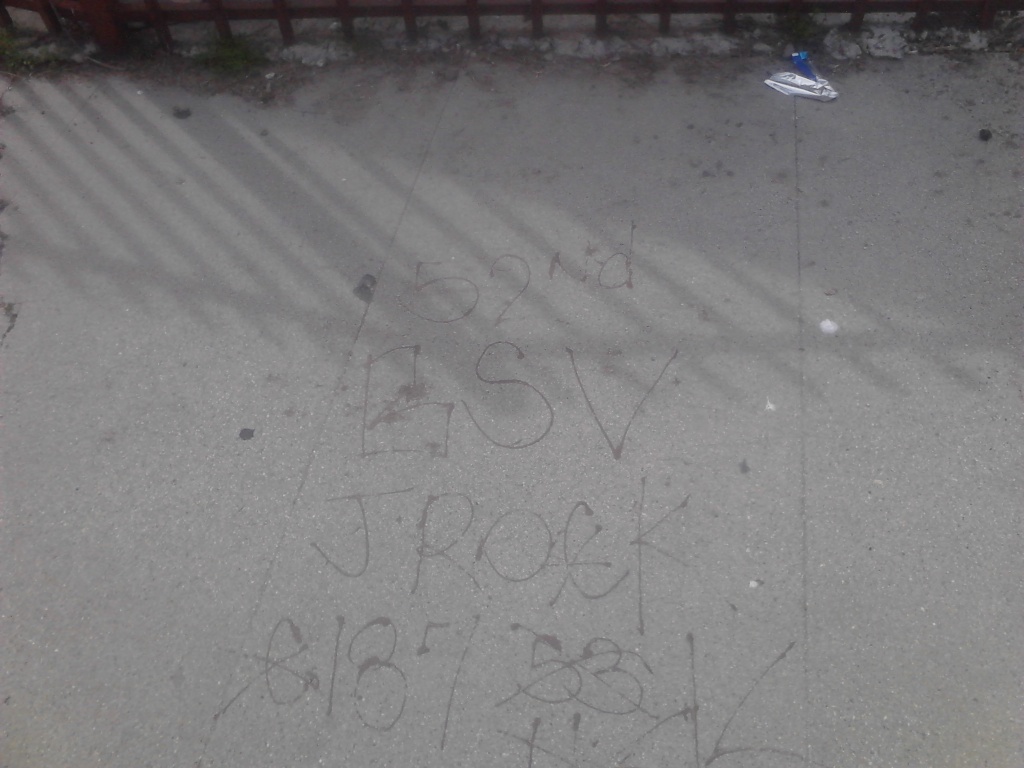 blood gangs graffiti: Blood stone villians gang