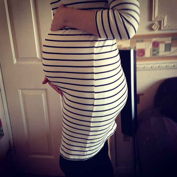 22 Weeks Pregnant Belly First Baby