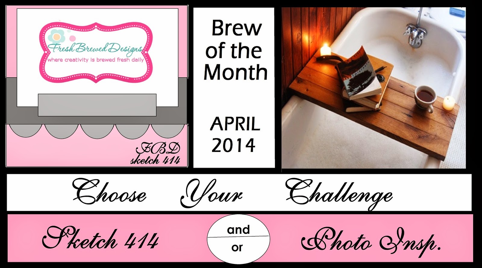 Fresh Brewed Blog: April Month Long Choose Your Challenge